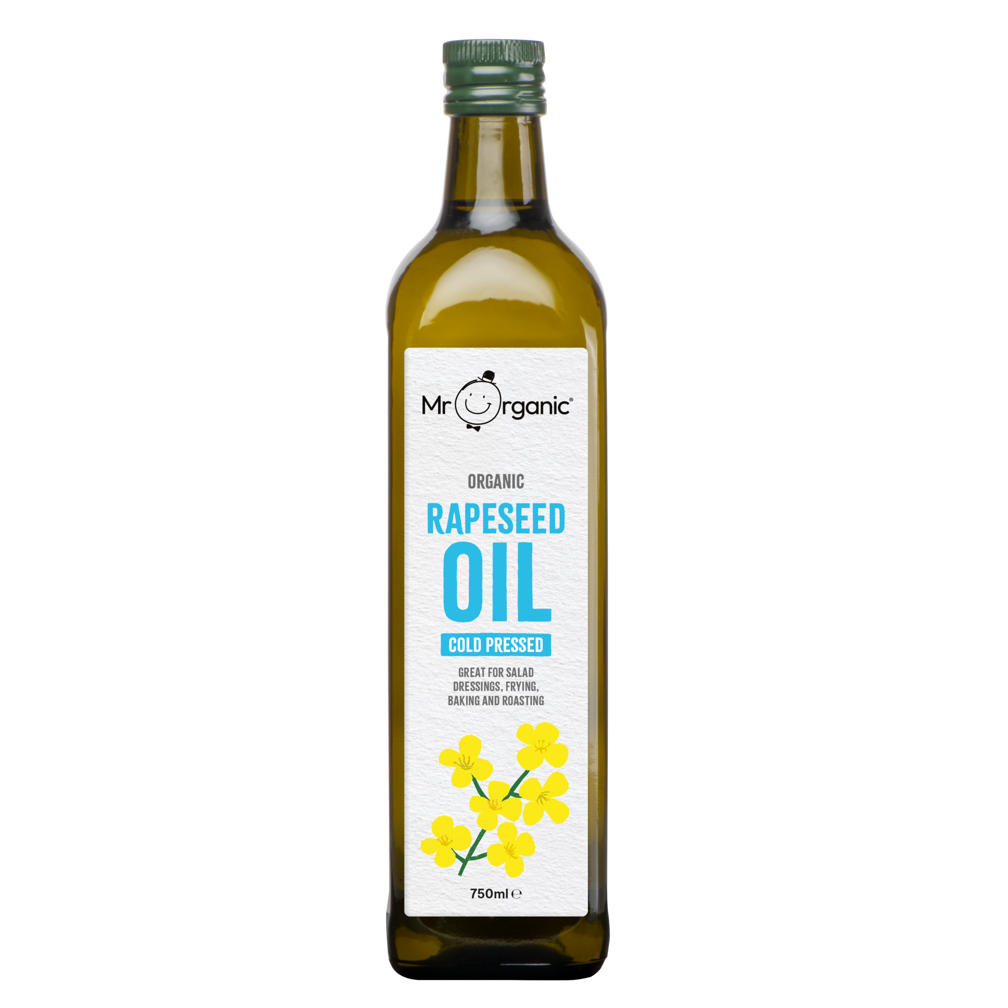 Organic Cold Pressed Rapeseed Oil - 750ml | Mr Organic